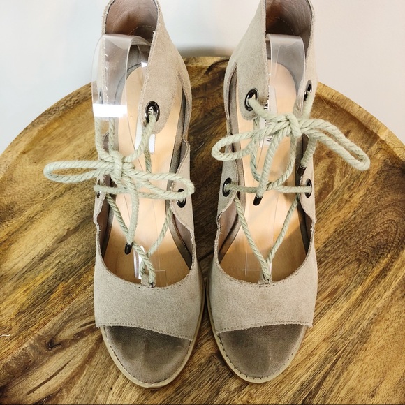 Steve Madden | Shoes | Steve Madden Carah Lace Up Heeled Sandal | Poshmark